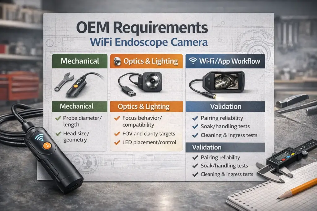 WiFi Endoscope Camera Guide: How It Works, Specs & Troubleshooting
