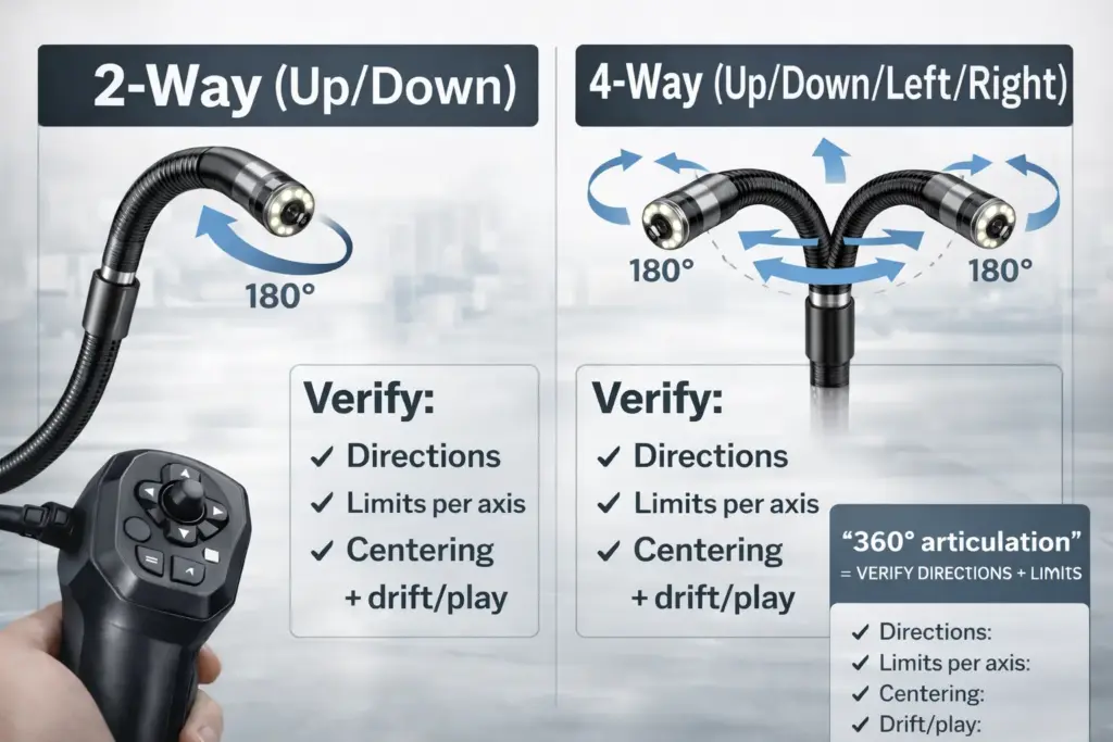Articulating Endoscope (Borescope) Camera: Definition, 2-Way Vs 4-Way ...