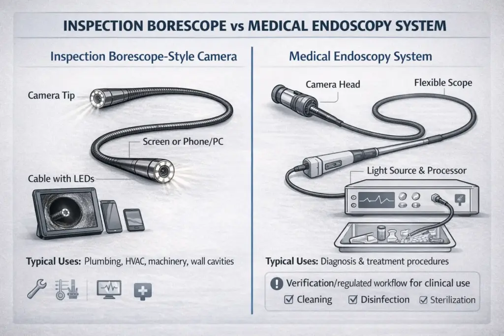 Illuminated Endoscope Camera: Specs Checklist & Guide